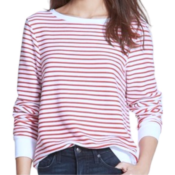 Wildfox | Sweaters | Wildfox Maroon Stripe Baggy Beach Jumper | Poshmark